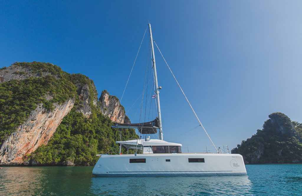 Sail Away On A Catamaran Amidst Breathtaking Views Of Phuket